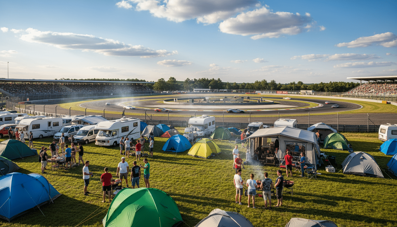 Schne Hockenheimring Campingplatz C2 Bilder